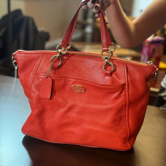 Coach | Bags | Coach Colette Pebbled Leather Purse | Poshmark
